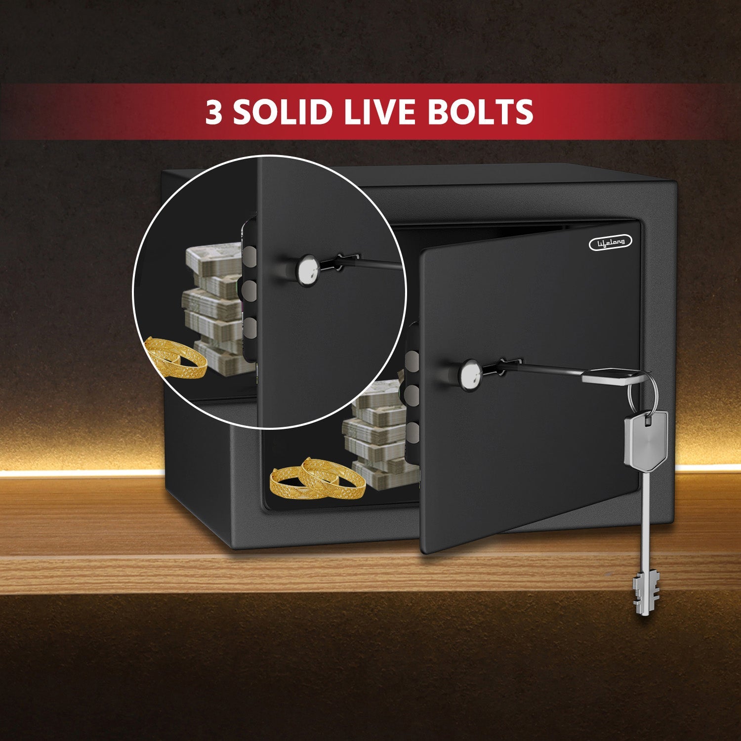 8.6 L Key-Lock Safety Locker for Home – Lifelong Online