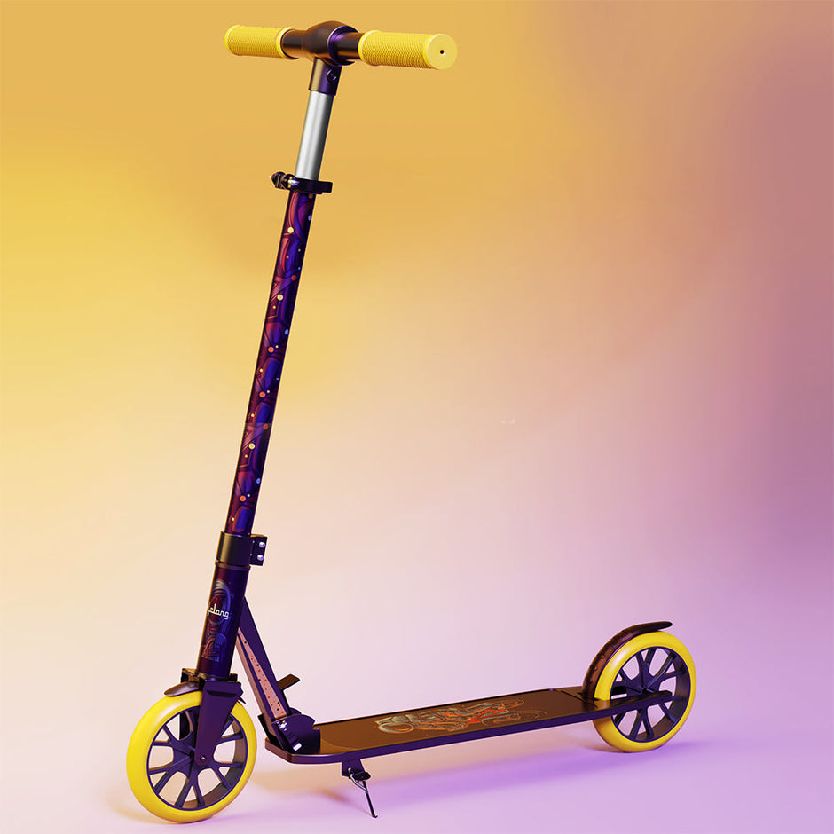 Lifelong Kick Scooter with Adjustable Height|Foldable Scooter|Skate Sc ...