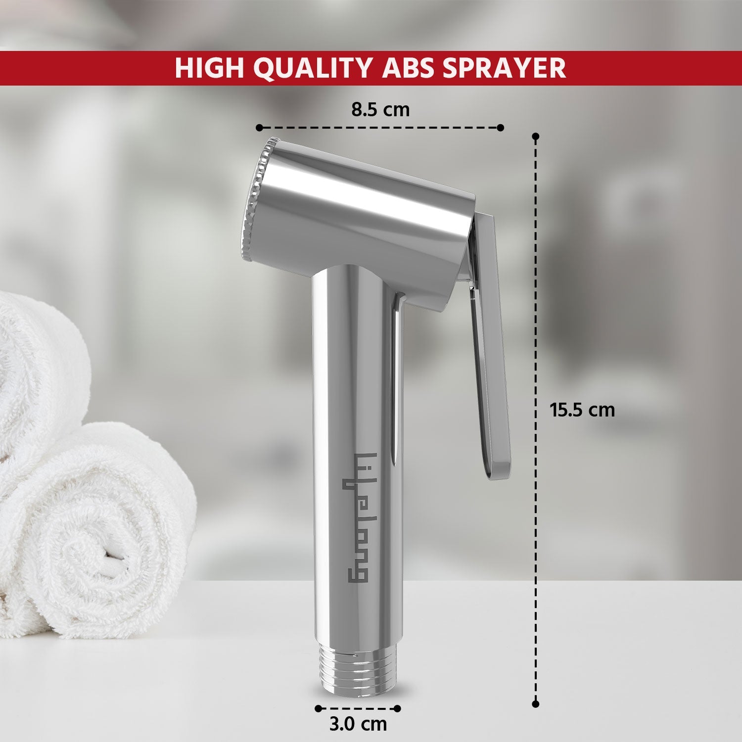 Buy Lifelong Health Faucet for Toilet | High Gloss Chrome ABS Body ...