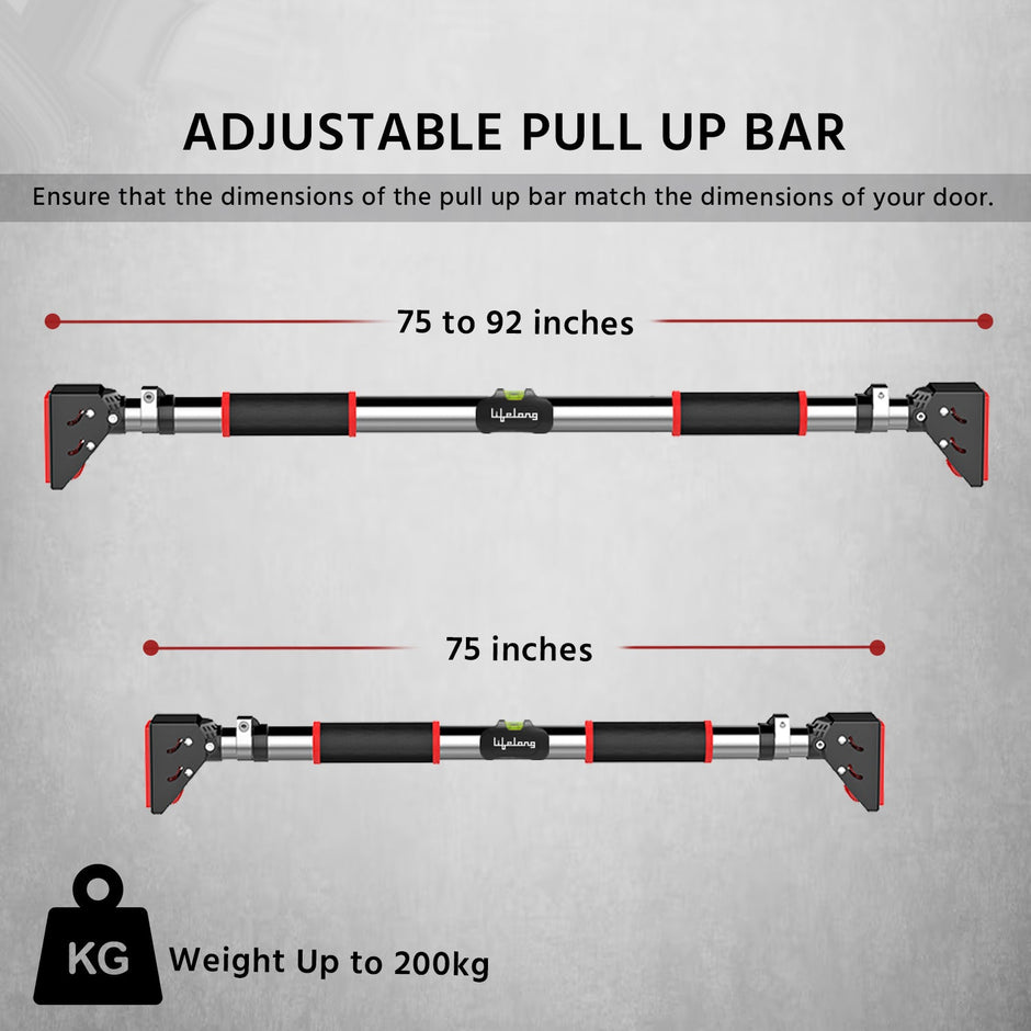 Lifelong Adjustable Pull Up Bar for Home – No Drill | Buy Now ...