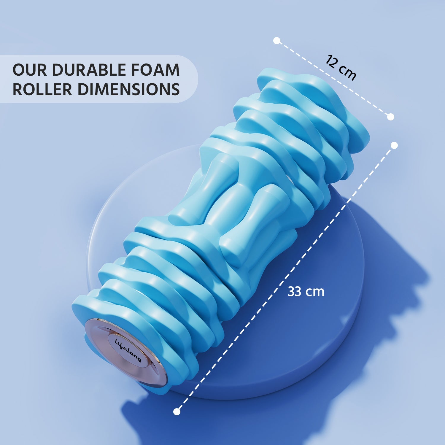 Lifelong Electric Foam Roller Vibrating | 4 Gear Fitness Deep Massage ...