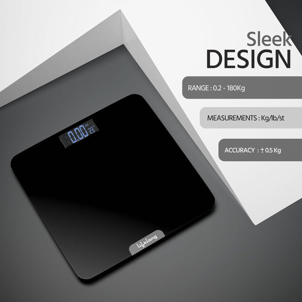 Lifelong | LLWS135_Black Lifelong Weighing scale (Black) – Lifelong Online