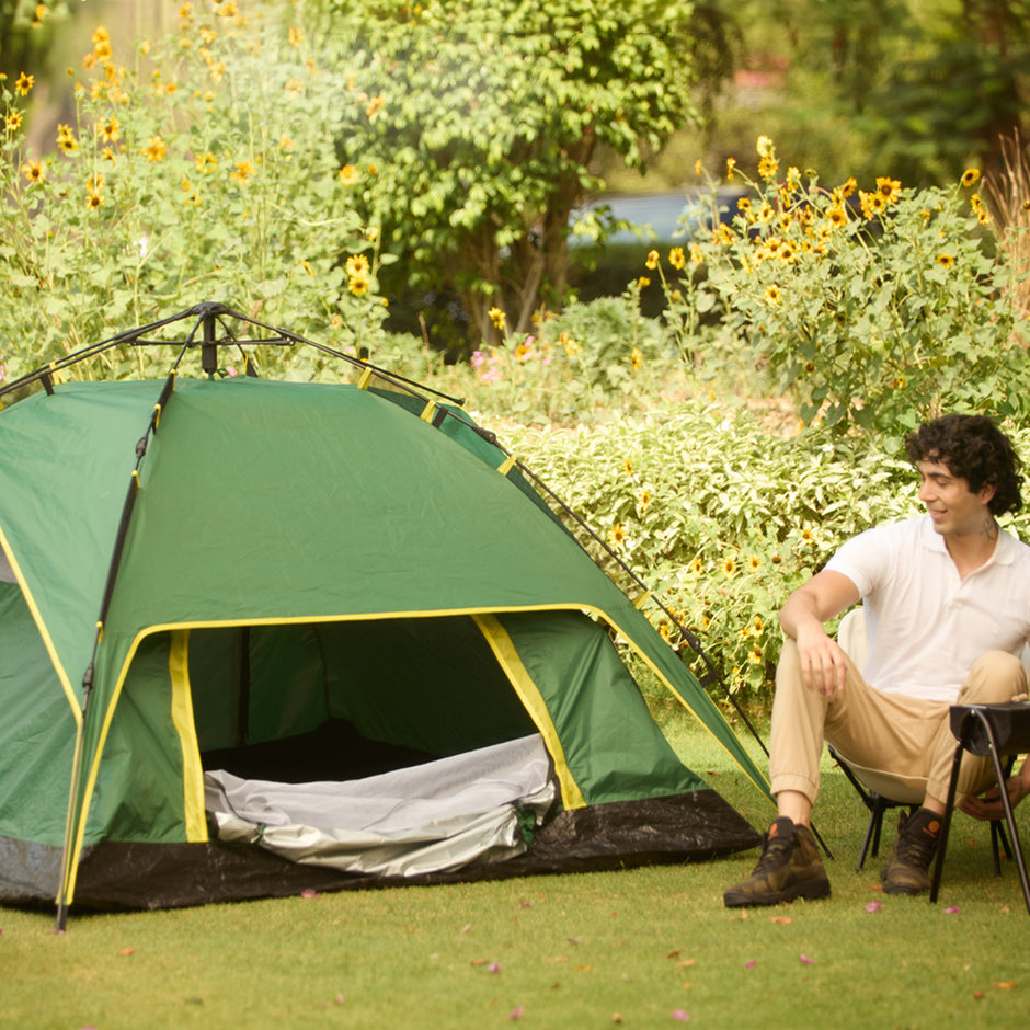 Lifelong Tent for Camping- Quick Pop-up Camping Tant with Glass Fiber ...
