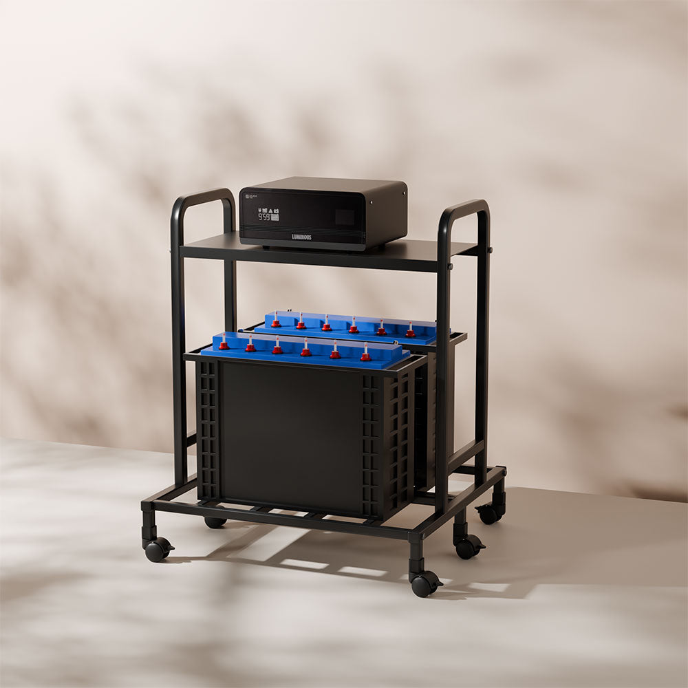 Buy Lifelong Double Battery Inverter Trolley – Best Price Online ...