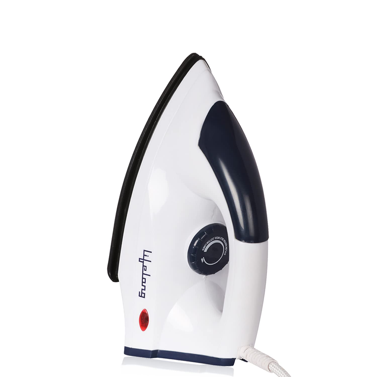 Lifelong 1000W Dry Iron | Lightweight Electric Iron with Non-Stick Sol ...