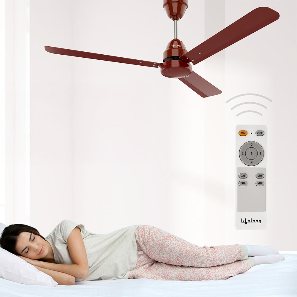 Lifelong 1200mm BLDC Ceiling Fan â€“ 35W Silent Smart Fan with Remote ...