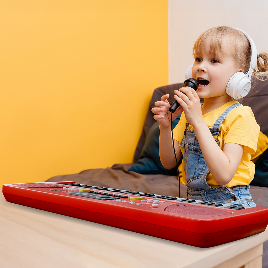 Buy Lifelong Disney Mickey Piano Keyboard for Kids | 61 Keys & Mic ...