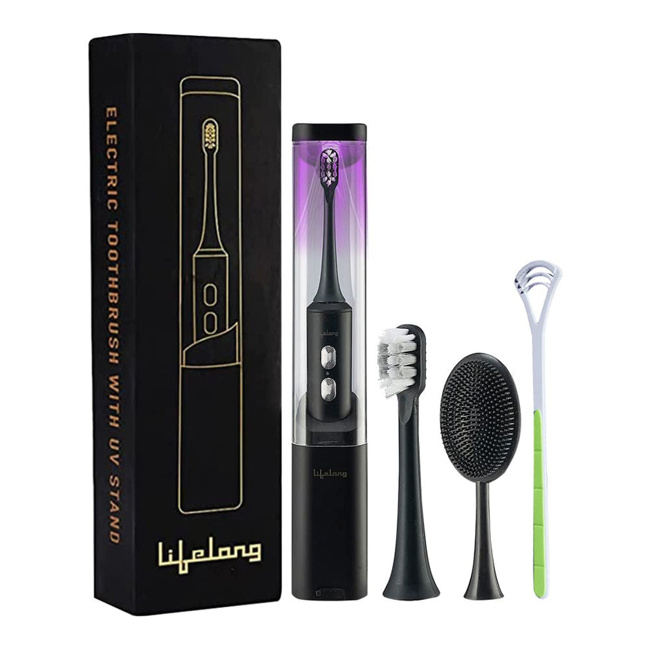 Lifelong LLDC117 Sonic Toothbrush with UV Sterilizer, 5 Modes, 25K Str – Lifelong Online