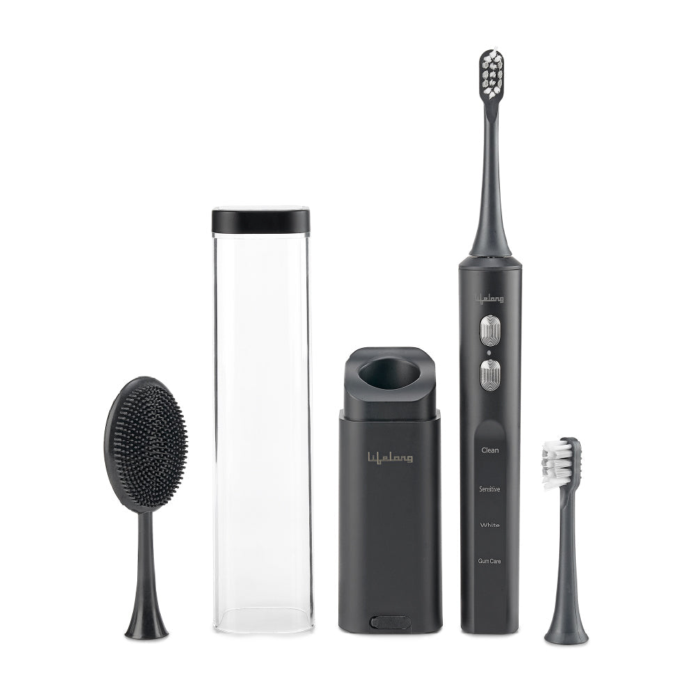 Lifelong LLDC117 Sonic Toothbrush with UV Sterilizer, 5 Modes, 25K Str – Lifelong Online