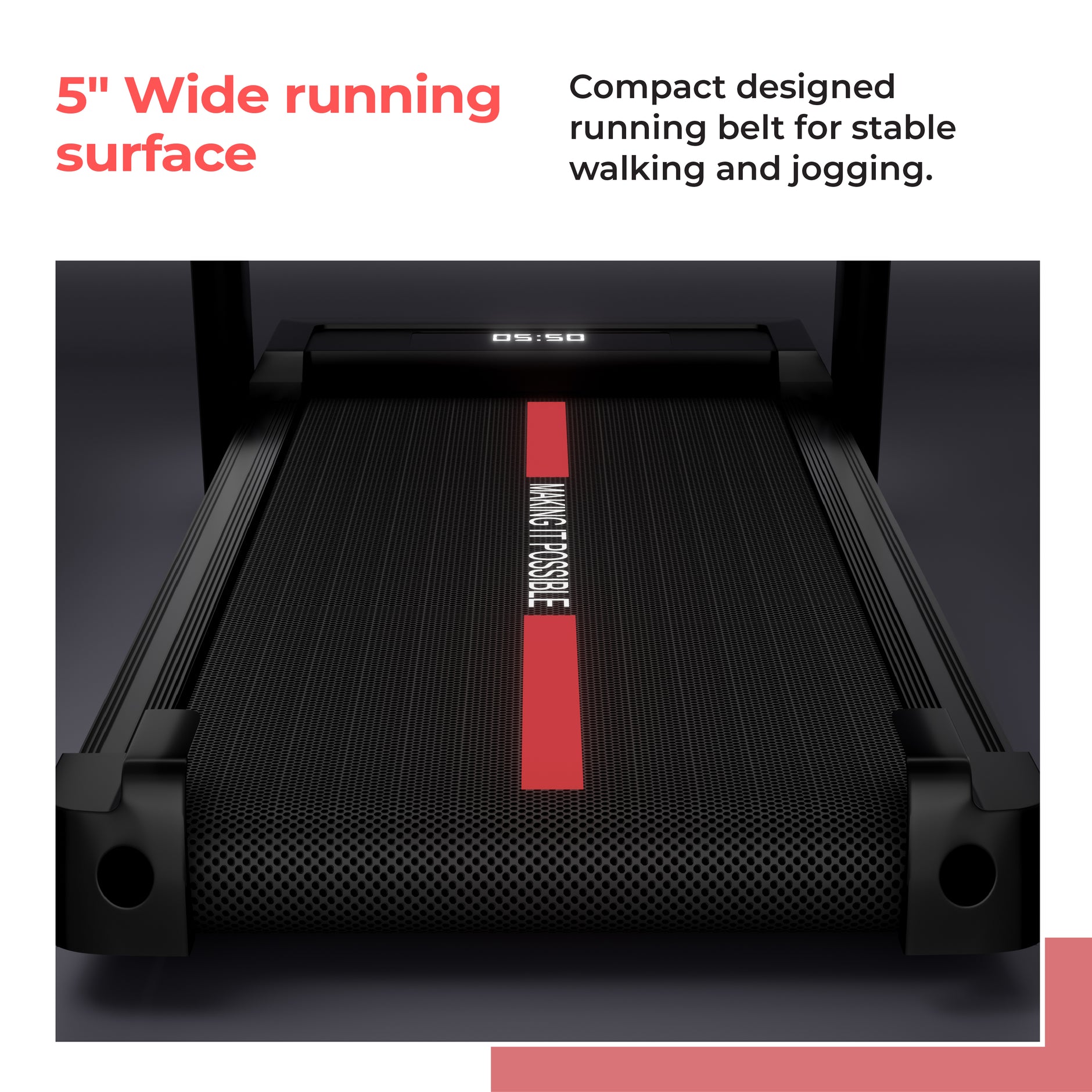 Lifelong 4.5HP Motorized Treadmill for Home | Manual Incline 12% | Fol ...